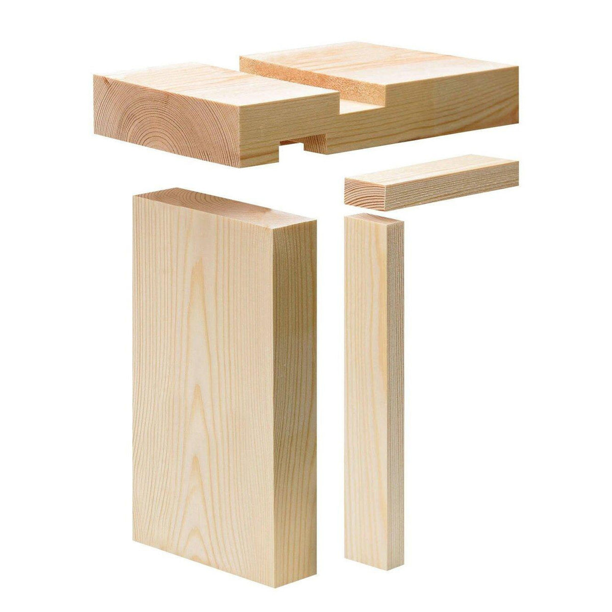 175mm (155mm Finished) Standard Softwood Internal Door Lining Set ...